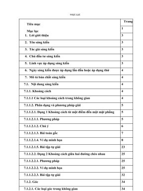 (SKKN CHẤT 2020) định hướng tư duy tính nhanh khoảng cách – góc trong không gian thi học sinh ...