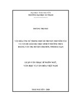 Khái quát về truyện thơ Nôm Tày - Cấu trúc của luậ- 123docz.net