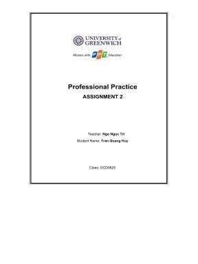 Professional practice ASSIGNMENT 2 unit 3 professional practice