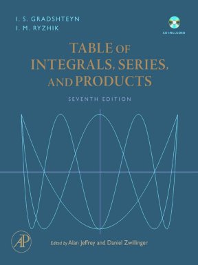 Table of integrals, series, and products