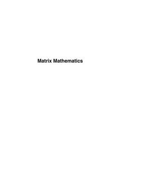 Matrix mathematics theory, facts, and formulas, second edition