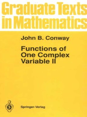 Functions of one complex variable II