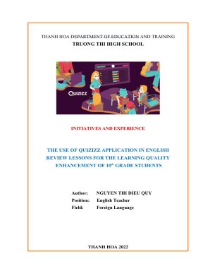 The use of quizizz application in english review lessons for the ...