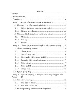 Nghiên cứu mô phỏng hệ thống gạt mưa rửa kính bằng Proteus sử dụng ...