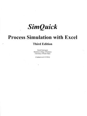 SimQuick process simulation with excel sach scan