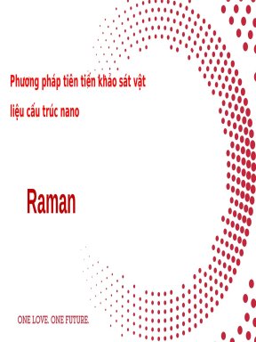 Quang phổ Raman Cơ sở phương pháp