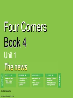 Four corners level 4 unit 1