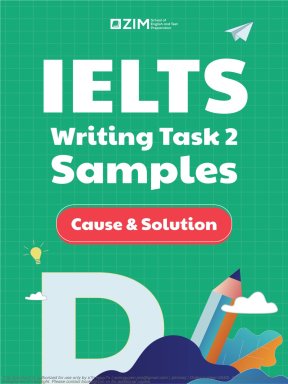 Tổng hợp bài mẫu IELTS writing task 2 dạng cause solution