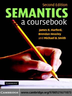 Semantics coursebook book