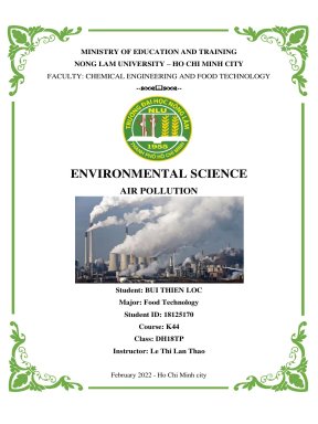 ENVIRONMENTAL SCIENCE AIR POLLUTION