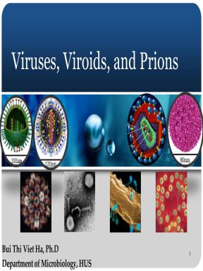 Tổng quan vi rút học: Viruses, viroids, and prions