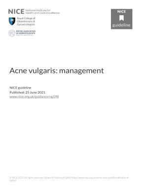 Acne vulgaris management
