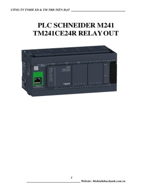 Tài liệu PLC schneider m241