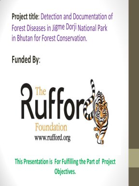 Forest pathology the basic concept
