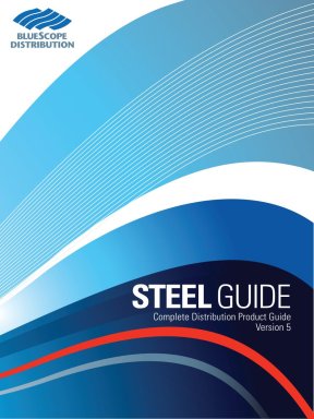 Bluescope steel guide 2011