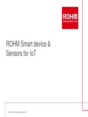 Future electronics technology day rohm smart device iot sensors