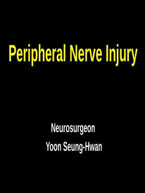 peripheral nerve injury Surgery for Peripheral Nerve