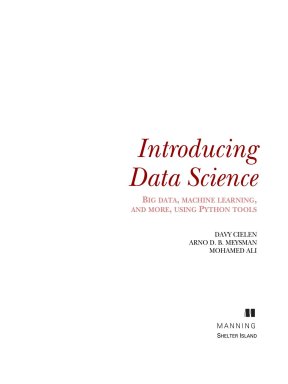 Introducing Data Science BIG DATA, MACHINE LEARNING, AND MORE,data ...