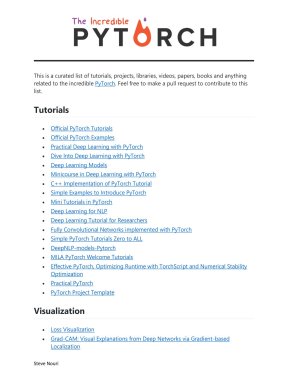 Steve Nouri a curated list of tutorials
