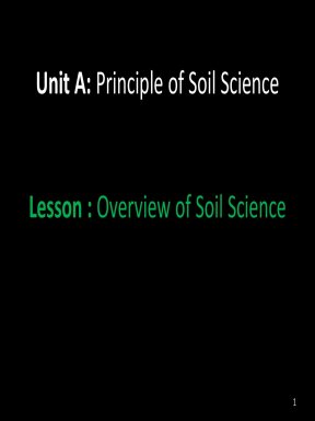 Principle of Soil Science