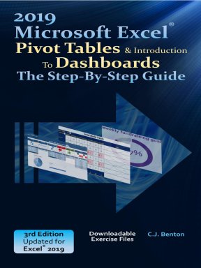 Excel 2019 pivot tables introduction to dashboards the step by step guide