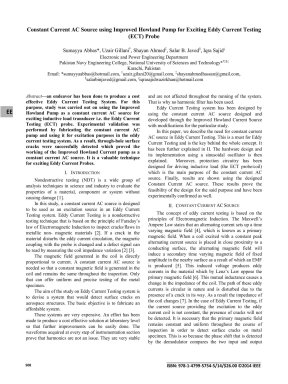 Constant Current AC Source using Improved Howland Pump for Exciting ...