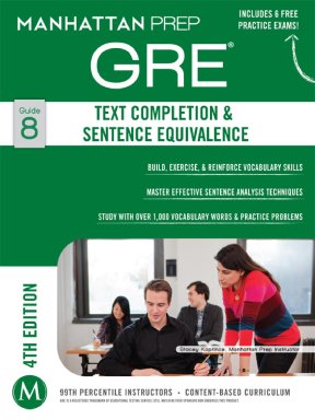 GRE text completion sentence equivalence 4th edition
