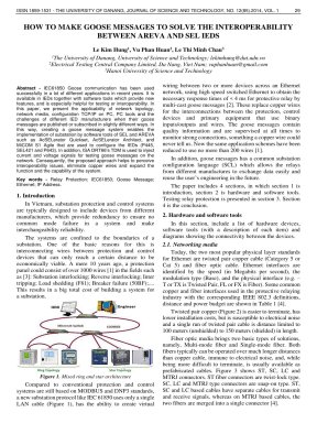 How to make goose messages to solve the interoperability between areva ...