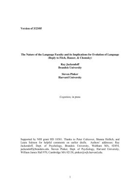 The nature of the language faculty and its implications for evolution ...