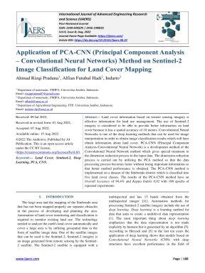 Application of PCA CNN (principal component analysis – convolutional ...