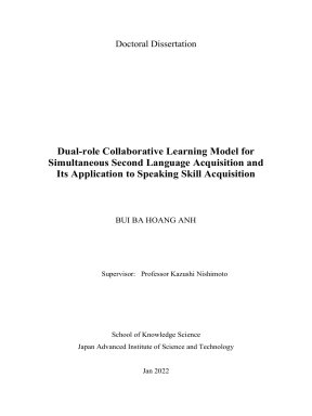 Dual role collaborative learning model for simultaneous second language acquisition and its ...
