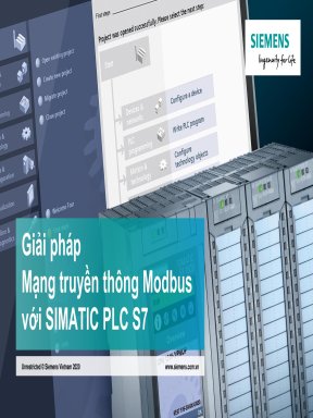 Giải pháp truyền thông Modbus với SIMATIC S7 Siemens