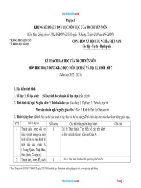 KHDH lich su dia li 7 KNTT