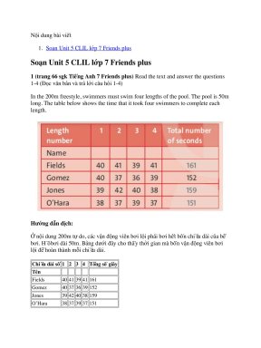 Tải Giải Tiếng Anh 7 Unit 5 CLIL trang 66 - Friends plus Chân trời sáng tạo