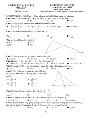 de kiem tra cuoi hoc ky 2 toan 7 nam 2021 2022 so gddt bac ninh