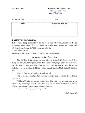 de thi giua ki 1 lop 2 mon tieng viet nam 2021 2022 sach canh dieu