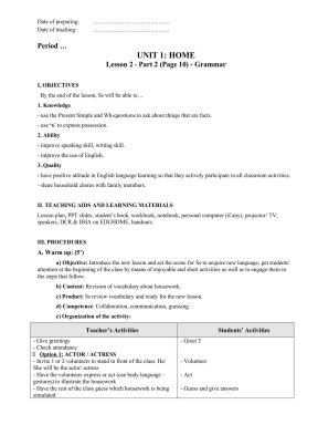 UNIT 1 LESSON 2 PART 2 grammar
