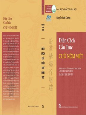 Diên cách cấu trúc chữ nôm việt (chuyên khảo, NXB đh quốc gia hà nội ...