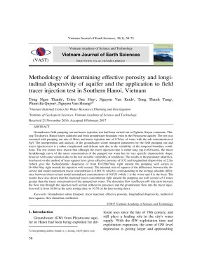 Methodology of determining effective porosity and longi tudinal ...