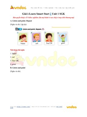 giai i learn smart start 2 unit 1 sgk lesson 1