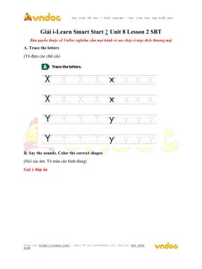 giai i learn smart start 2 unit 8 lesson 2 sbt
