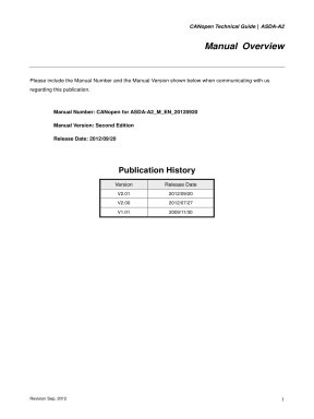 CANopen technical guide for ASDA a2