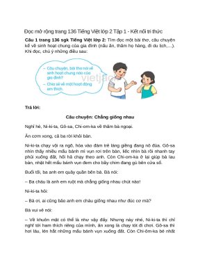 doc mo rong trang 136 tieng viet lop 2 tap 1 ket noi tri thuc gfxbl