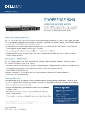 MÁY CHỦ SERVER DELL POWEREDGE R340