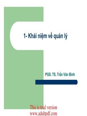 Quản lý sản xuất lanh dao va quan ly tran van binh