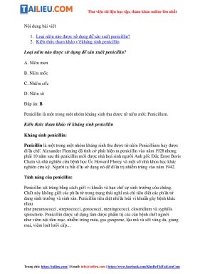 20220214141423620a014f1339d dap an loai nam nao duoc su dung de san xuat penicillin