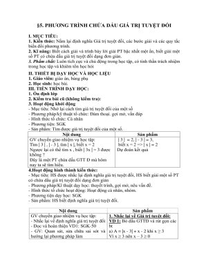 giao an phuong trinh chua dau gia tri tuyet doi 2022 toan 8 dhdyd