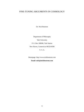 Fine-Tuning Arguments in Cosmology