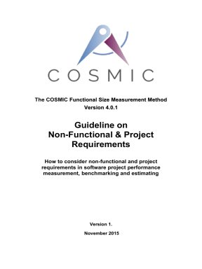 Guideline on Non-Functional & Project Requirements How to consider non ...