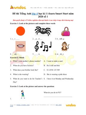 de thi tieng anh lop 4 hoc ki 1 i learn smart start so 1